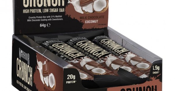 Crunch Bar, Milk Chocolate Coconut - 12 bars - P31027